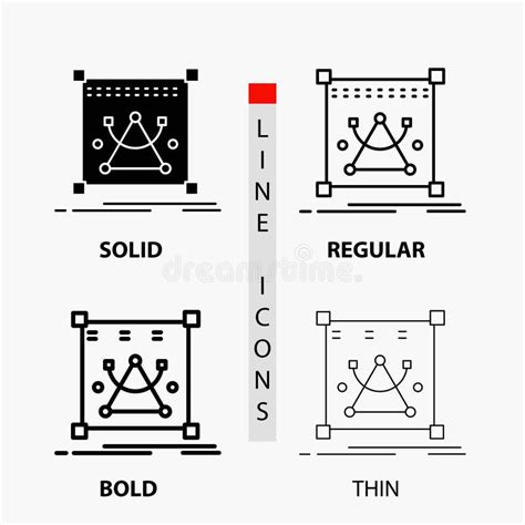 3d Edit Editing Object Resize Icon In Thin Regular Bold Line And