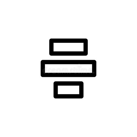 Align Center Icon Word Document Text Edit Paragraph Page Alignment