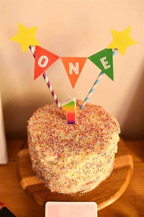 Rainbow First Birthday Party Ideas Hannah And The Twiglets