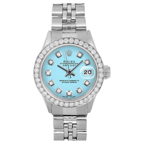 Rolex Donna Ss Datejust Quadrante Bianco Con Diamanti Lunetta Liscia