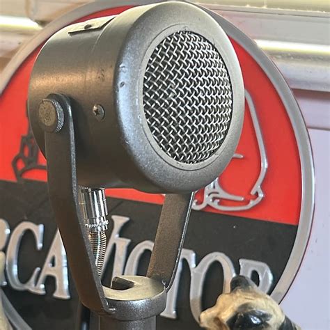 Vintage 1940s Executone Exh Dynamic Microphone Works Reverb