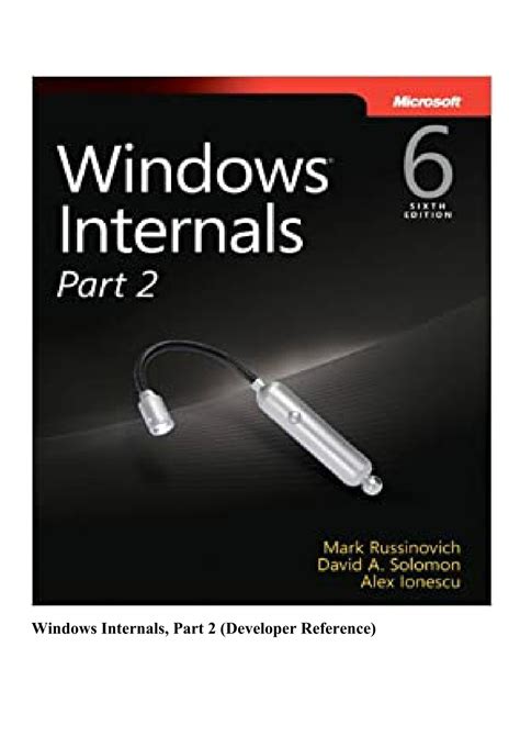 Ppt Download Windows Internals Part 2 Developer Reference Powerpoint