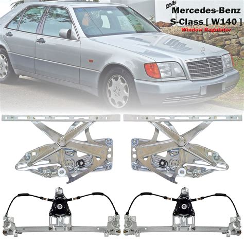Electric Power Window Regulator Door Window Gear For Mercedes Benz S Class W140 1991 1998