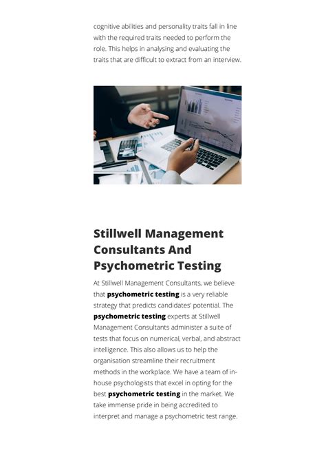Psychometric Testing Stillwell Management Consultants Page 2 Flip Pdf Online Pubhtml5