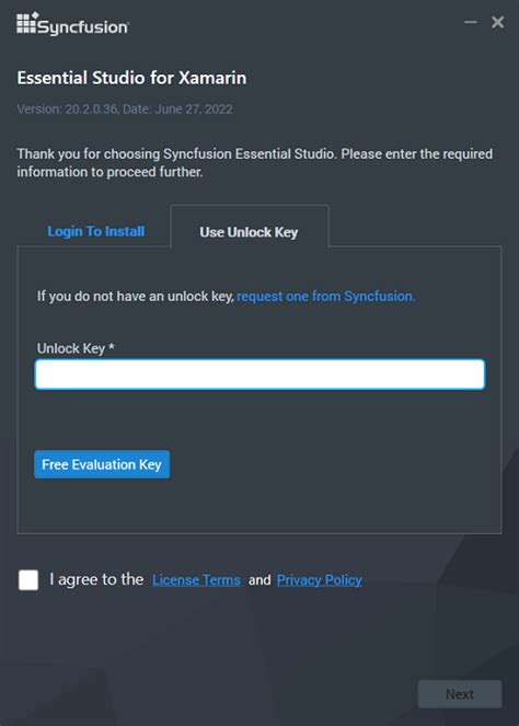 installing syncfusion xamarin android installer syncfusion