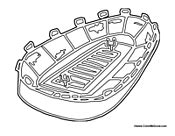 Sports Stadium Coloring Pages