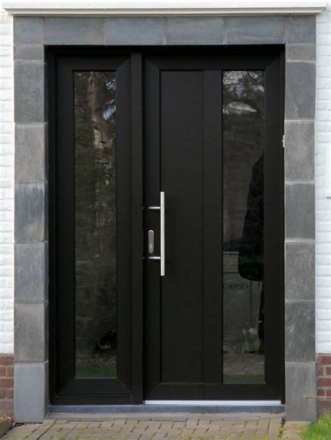Voordeur Modern Modern Front Door Contemporary Front Doors Black