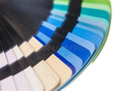 Paleta De Colores Del Arco Iris Aislada En Blanco Foto De Archivo