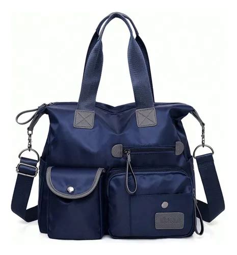 Bolsa Mujer Impermeable Viaje Nylon Tote Crossbody Bandolera Meses