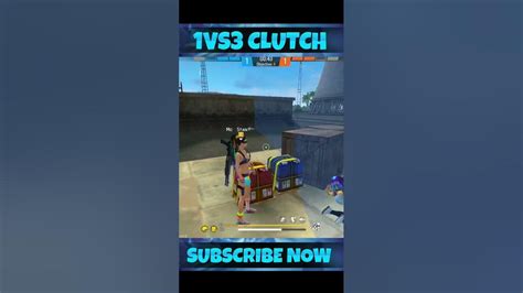 1vs3😱 Clutch In Cs Rank Free Fire 1vs3 Clutch ️ 1vs3clutch Freefire
