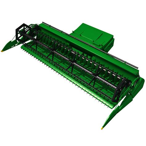 Combine Threshing Machine 3d Model