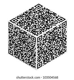 Qr Code Cube Images Stock Photos D Objects Vectors Shutterstock