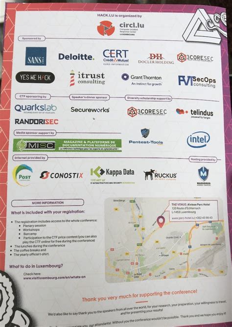 Conference Hack Lu 2019