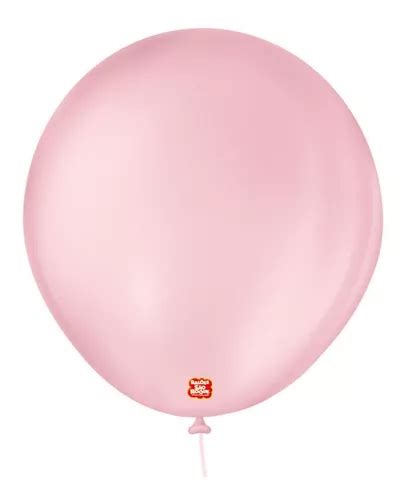 Balao Liso Redondo C Rosa Baby São Roque MercadoLivre