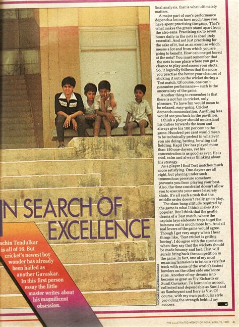 Sachin Tendulkar Turns 51 Here Is A Piece He Wrote About His Passion