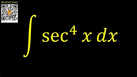 Integral Of Sec4 X Dx Integration By Parts Substitution English