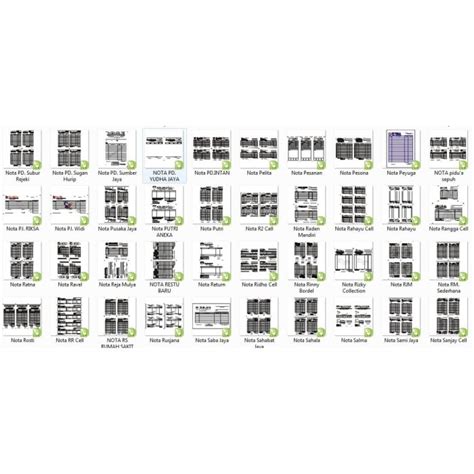Jual Internet Komputer Paket Template Desain Nota Design Siap Edit