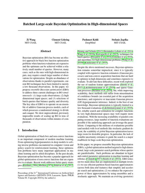 Bayesian Optimization Pdf Normal Distribution Mathematical Optimization