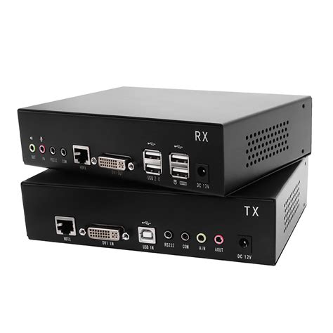 Usb Dvi Kvm Extender 1920 X 1200 100m Kinan High Quality Kvm Switch Kvm Console Kvm Over Ip