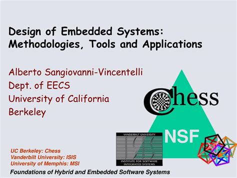 Ppt Design Of Embedded Systems Methodologies Tools And Applications Powerpoint Presentation