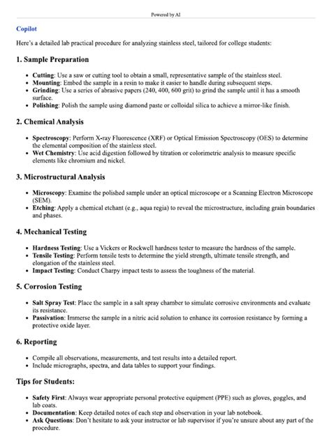 Stainless Steel Analysis2 Pdf