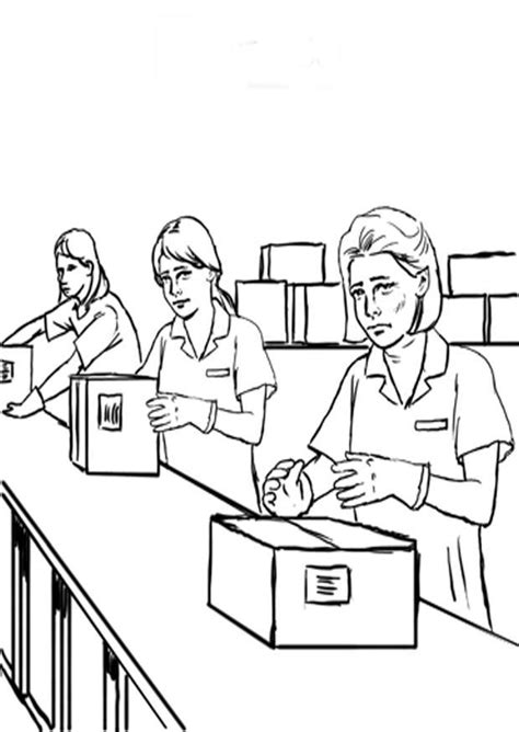 Coloring Page Assembly Line Free Printables Img 7635