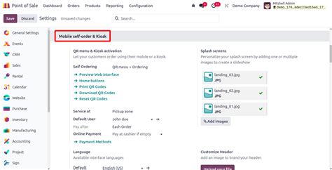 Settings In Odoo POS Odoo V Enterprise Edition Book