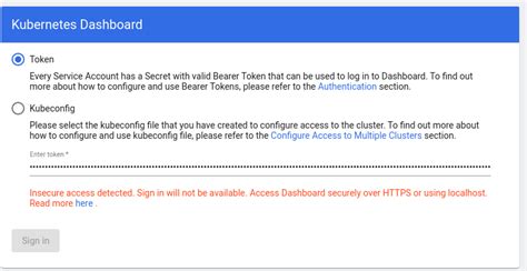 Is It Possible To Disable Kubernetes Dashboard Tls Check Stack Overflow