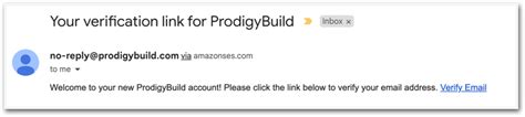 Secure Your Account With Prodigybuild Signup Processsignup For
