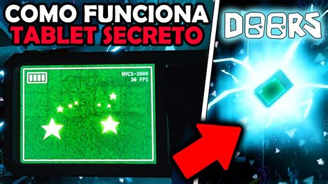 Testei O Tablet Secreto Do Doors Roblox Item A 1000 Youtube