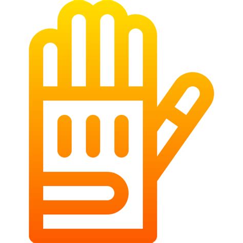 Gloves Basic Gradient Lineal Color Icon