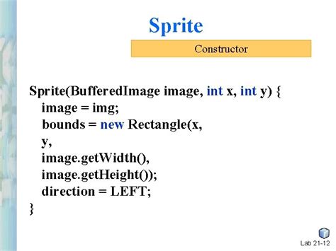 Java Object Oriented Programming Sprites Objectives Learn How