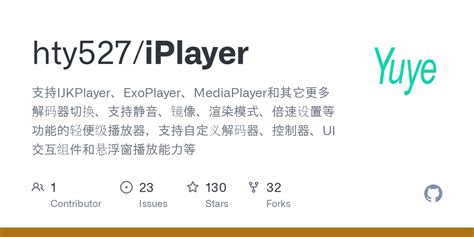 Github Hty Iplayer Ijkplayerexoplayermediaplayer