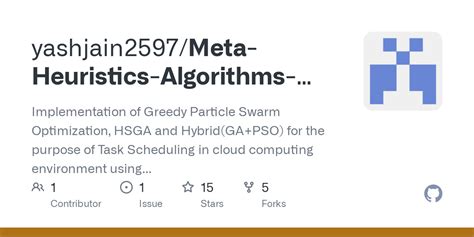 Github Yashjain2597meta Heuristics Algorithms For Task Scheduling In