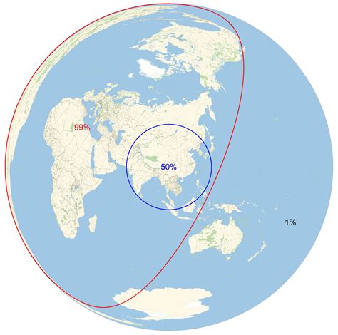 Global Population Distribution Whats A Valeriepieris Circle And