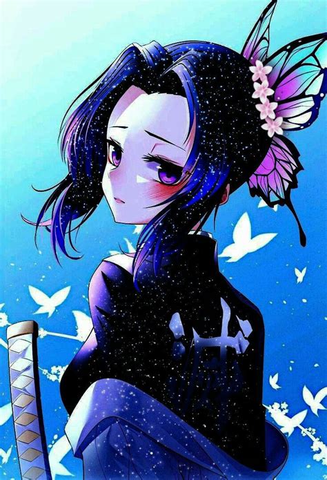 Shinobu Kochou Gadis Animasi Gambar Anime Wallpaper Iphone