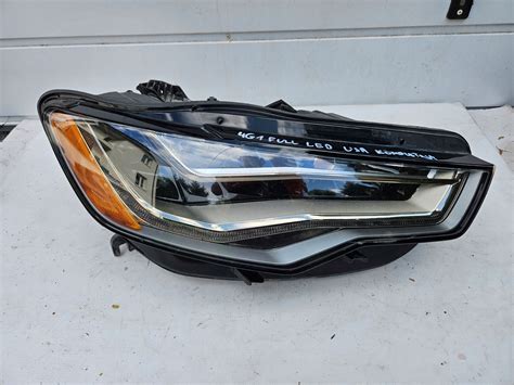 Lampa Prawa Full Led Reflektor Prawy Audi A6 C7 Usa 11 15 4g 4g0941034b