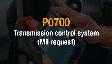 What Is Transmission Control System Mil Request Motor Spider