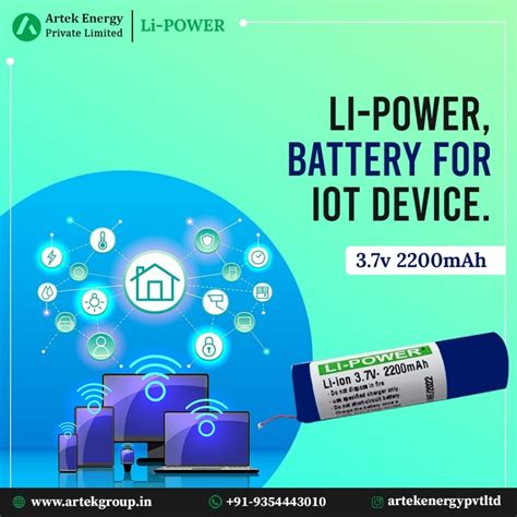3 Years Lifespan Iot Device Lithium Battery