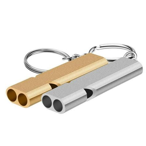 2x loud emergency survival sos whistle camping hiking outdoor au a8f6