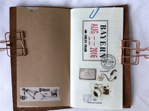 Midori Travellers Notebook Zum Zweiten Mal Scrapimpulse