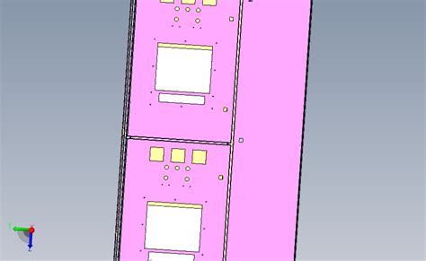 钣金机箱机柜mns 配电柜三维图solidworks 2014模型图纸下载 懒石网