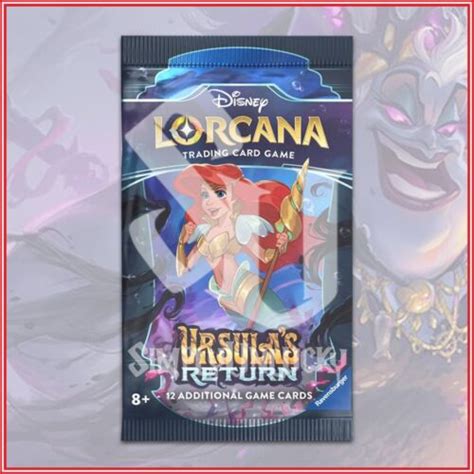 Disney Lorcana Tcg Ursulas Return Booster Factory Sealed Pack Ebay