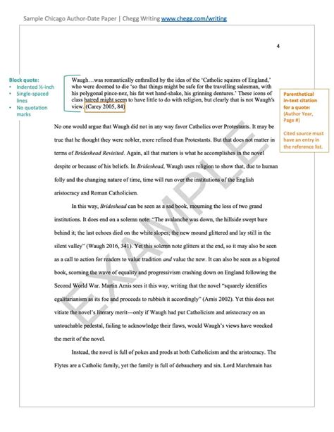 Chicago Style Sample Paper Chegg Writing