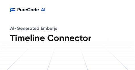 build and deploy emberjs timeline connector quickly