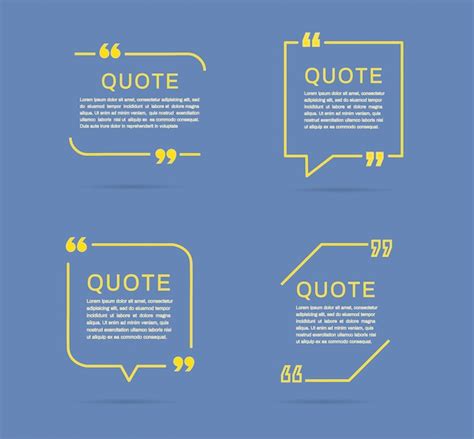 Free Vector Text Templates With Colored Frames