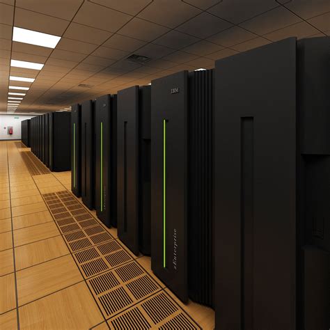 데이터 서버 센터 Ibm Z196 3d 모델 199 Max Free3d