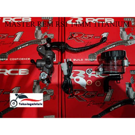 Jual Master Rem Rcb Radial Rs1 Rs 1 Rs 1 14mm 17mm Kanan Carbon