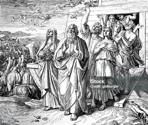 Noah 종료 방주 노아에 대한 스톡 벡터 아트 및 기타 이미지 노아 성경 떠남 Istock