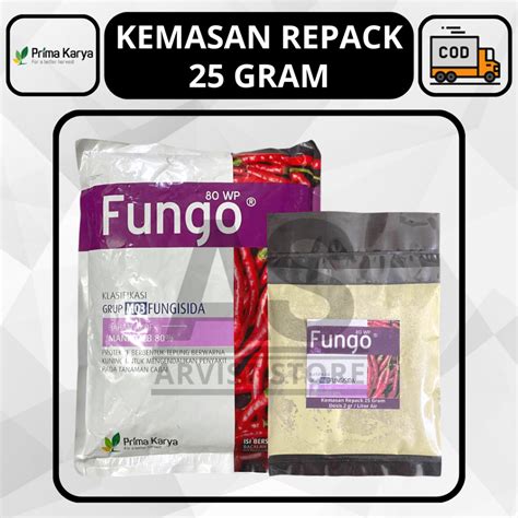 Jual Fungisida Fungo WP Kemasan Repack Gram Bahan Aktif Mancozeb Shopee Indonesia